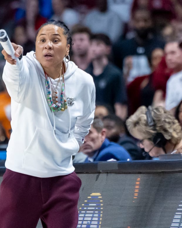 Dawn Staley's Guarded Response After Reporter Asks About Biopic - Athlon Sports