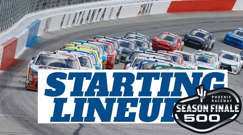 Nascar Starting Lineup Phoenix