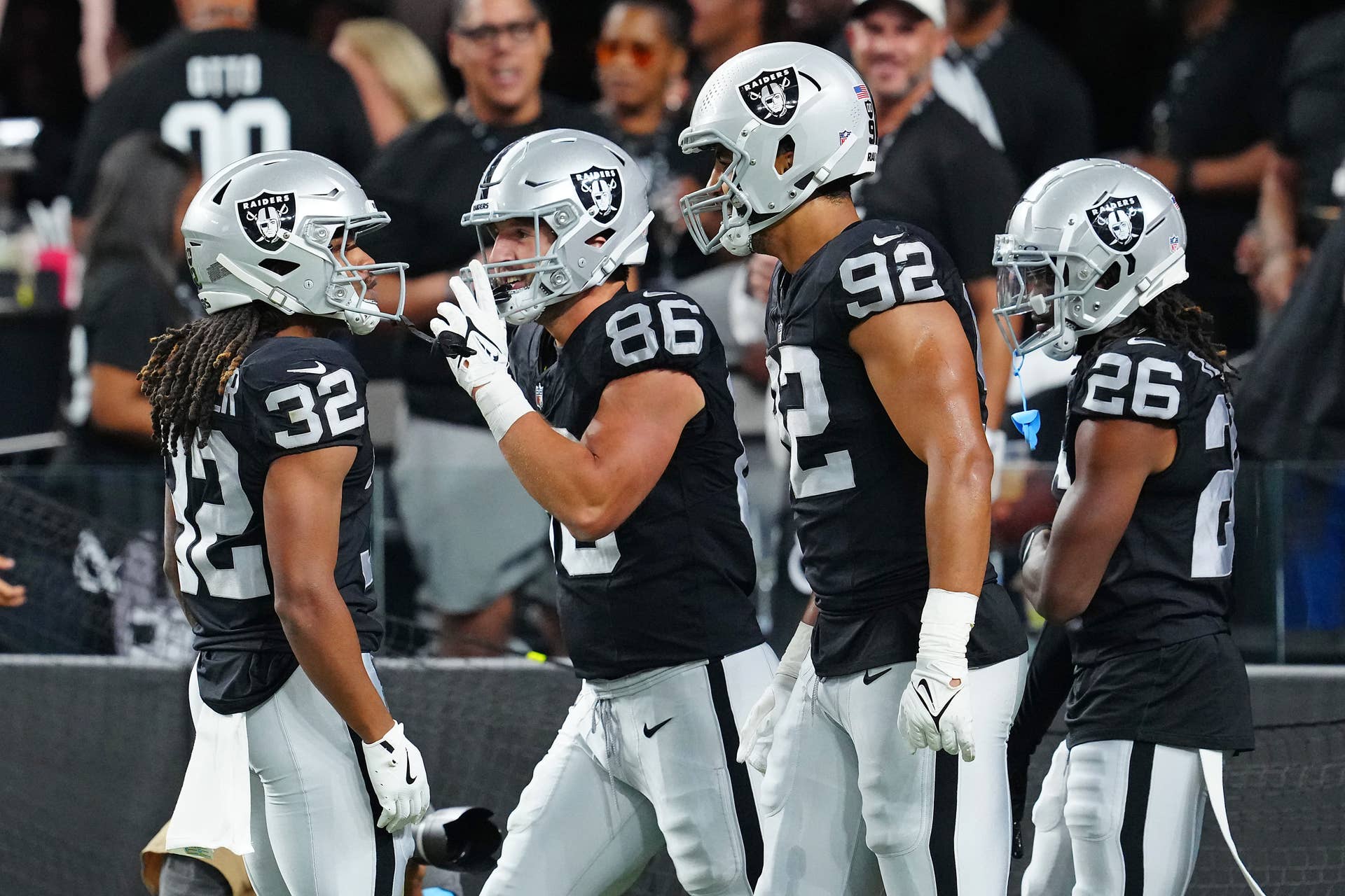 Raiders Football Players