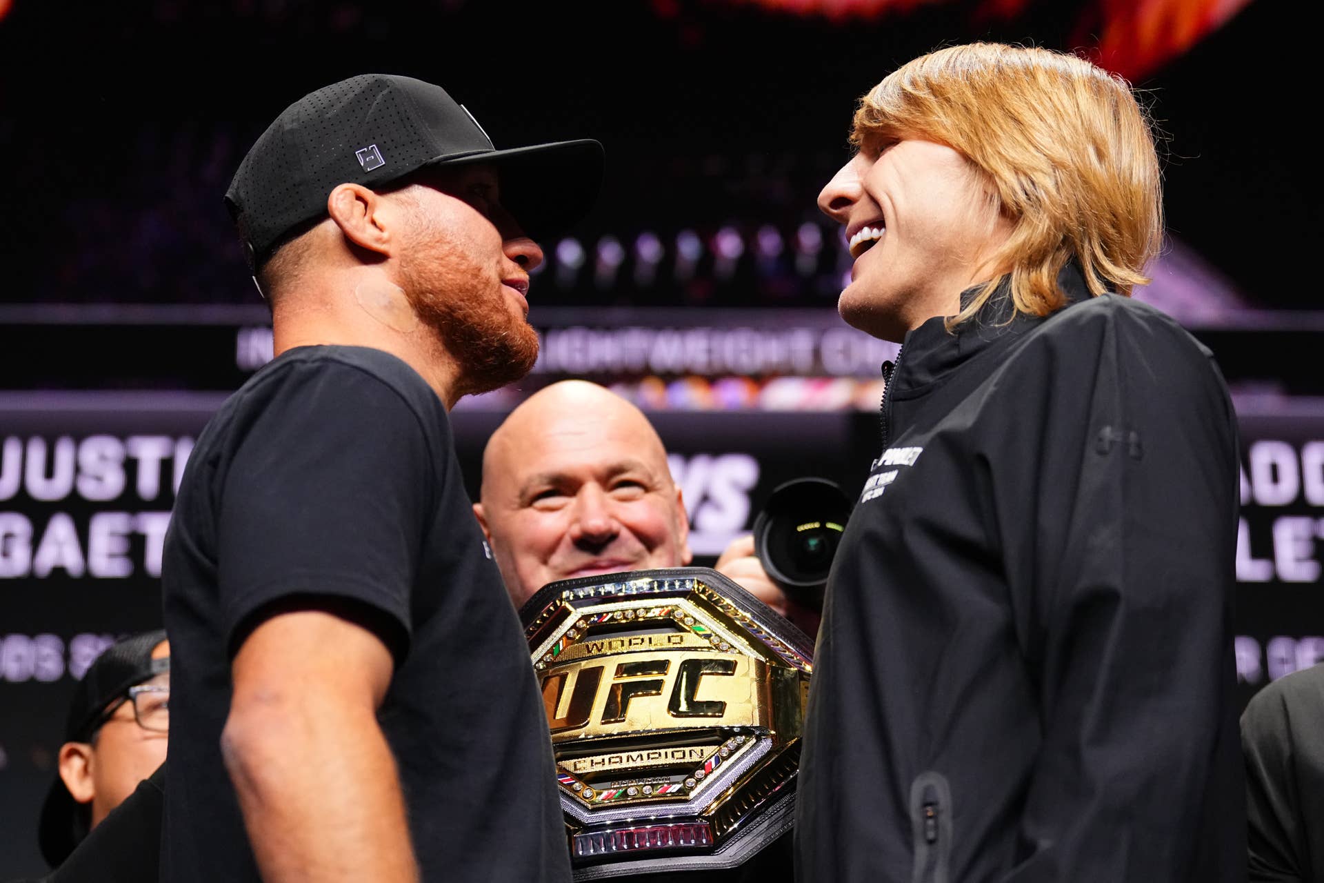 UFC 324 Weigh-In Results: Scary Moment, Fighter Collapses on Stage ...