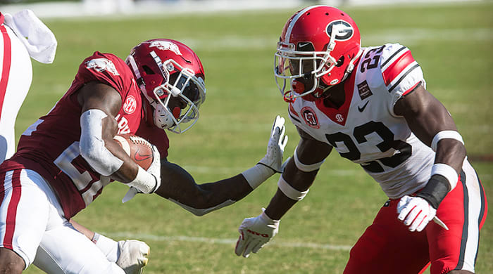 5 Greatest Arkansas Razorbacks vs. Georgia Bulldogs College Football ...