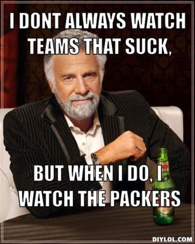 10 Funniest Green Bay Packers Memes of All Time - Athlon Sports