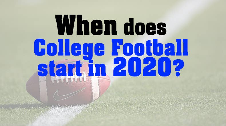 When Does College Football Start in 2020? - Athlon Sports