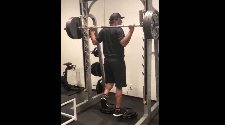 Phil Mickelson Demonstrates the Workout That Got Him Those Insane ...