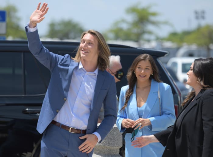 Trevor Lawrence’s Wife Marissa and Friends Turn Heads at Pool Party - Athlon Sports