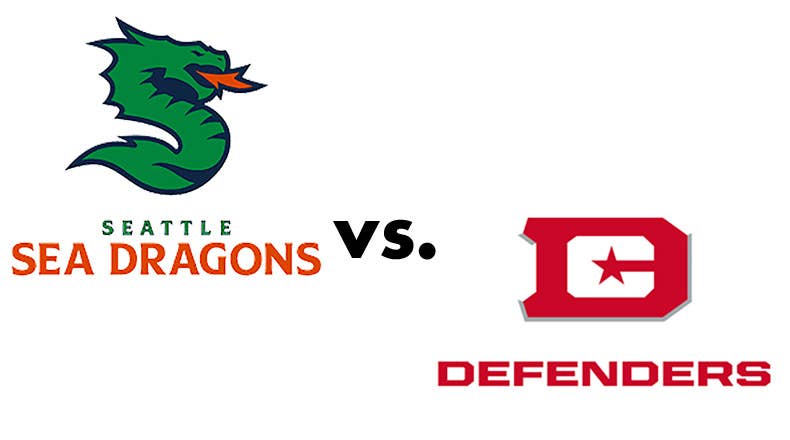 Seattle Sea Dragons vs. D.C. Defenders Prediction and Preview (XFL ...