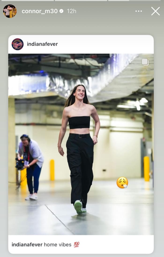 Caitlin Clark's Boyfriend Strongly Reacts to Fever Guard's Pregame ...