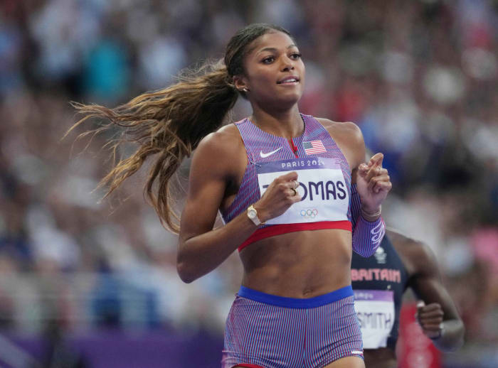 USA's Gabby Thomas Trending After Emotional Reaction to 200M Final ...