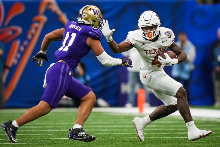 Greg McElroy Explains Why He Excluded Texas' CJ Baxter From RB Rankings ...