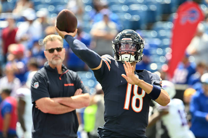 Chicago Bears rookie quarterback Caleb Williams breaks down three plays ...