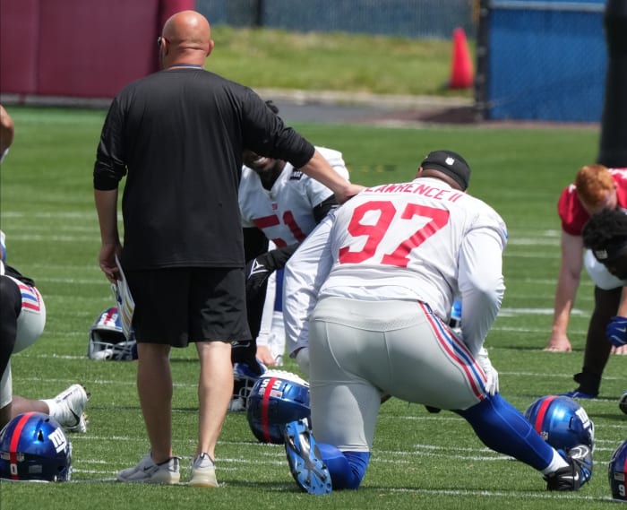 New York Giants' Brian Daboll, Dexter Lawrence Embracing Star Defensive ...