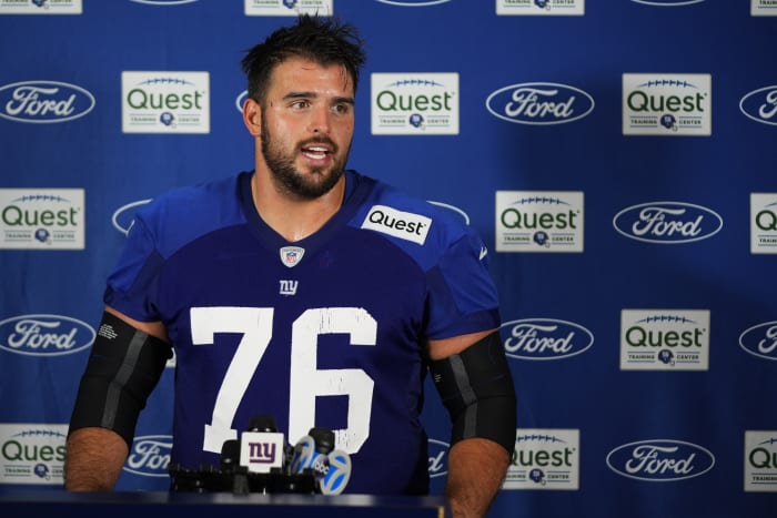 Jon Runyan Jr. Reflects on New York Giants Offensive Line vs. Minnesota ...