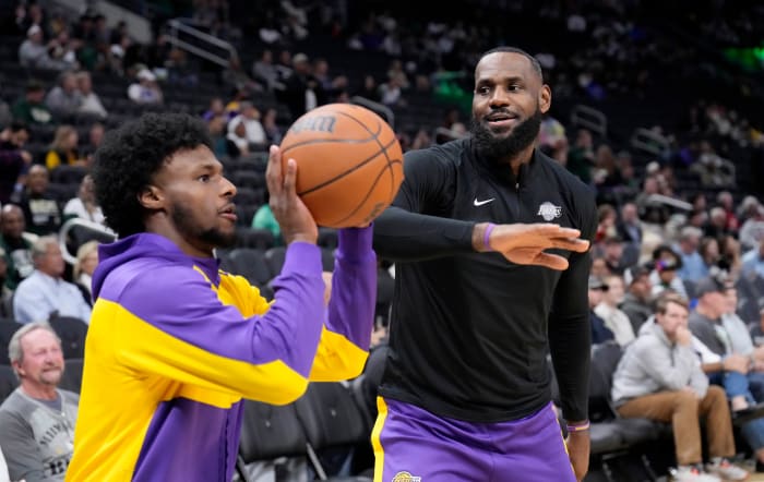 LeBron James Facing Backlash for Bronny James Request - Athlon Sports