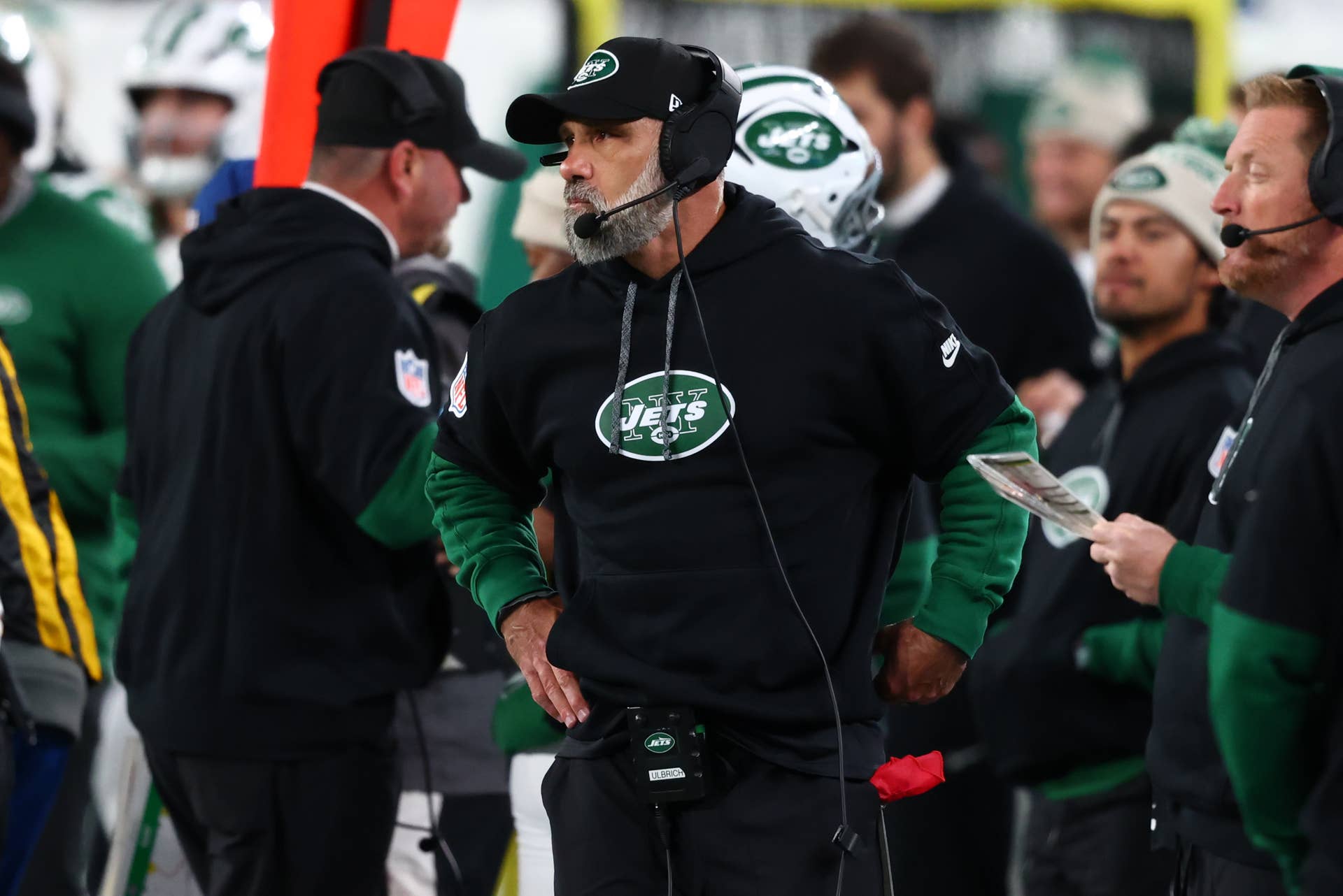 New York Jets Coach Jeff Ulbrich Reveals Strong Message on Finger ...