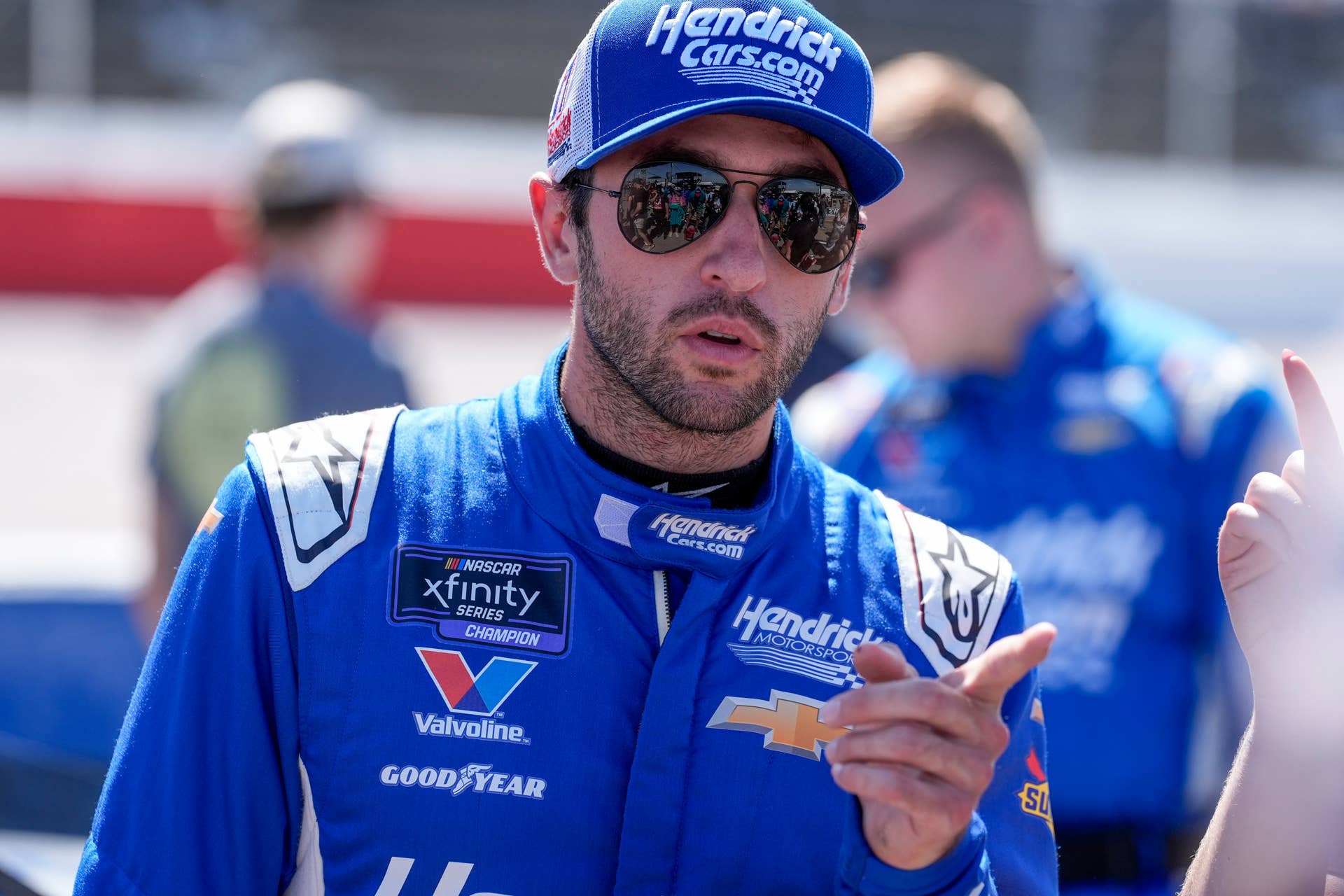 Chase Elliott Has Explosive Accident During Interview and Spills in ...