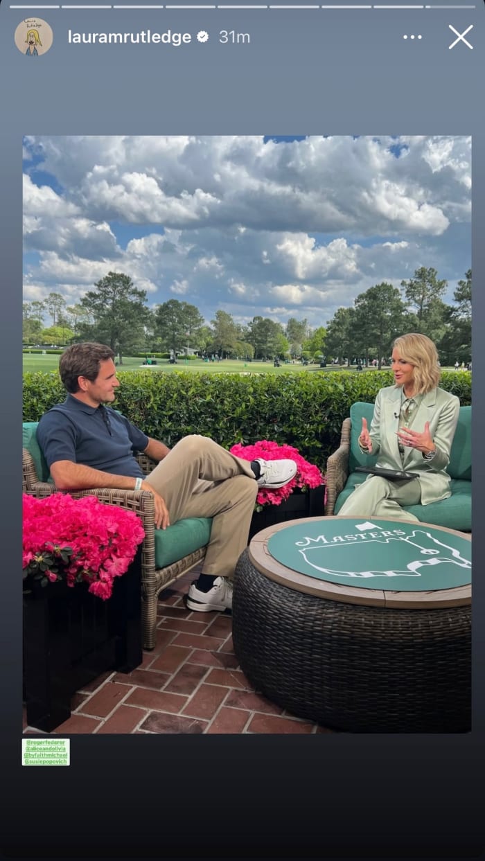 ESPN Reporter Laura Rutledge Shows Off Masters Outfit on Friday ...