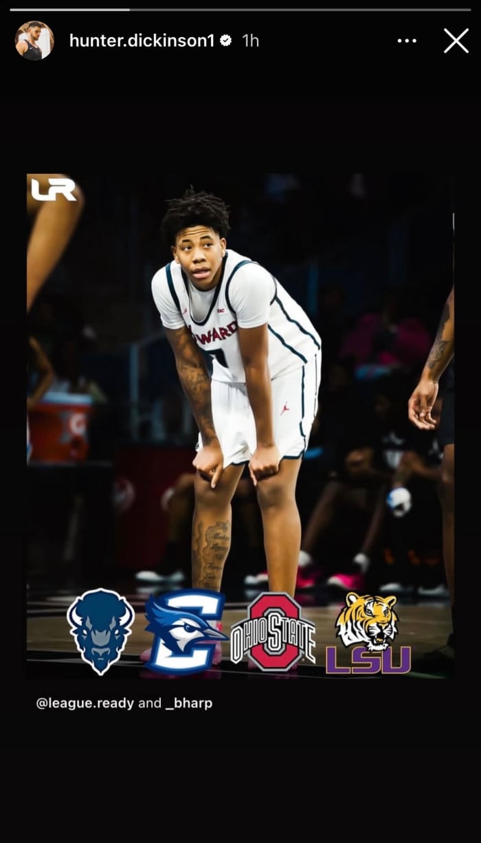 Hunter Dickinson Reacts to News From a Top Transfer Portal Player - Athlon Sports