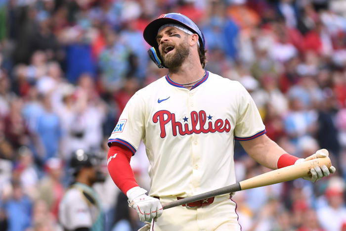 Phillies’ Rob Thomson Announces Bryce Harper News After Absence From Lineup - Athlon Sports