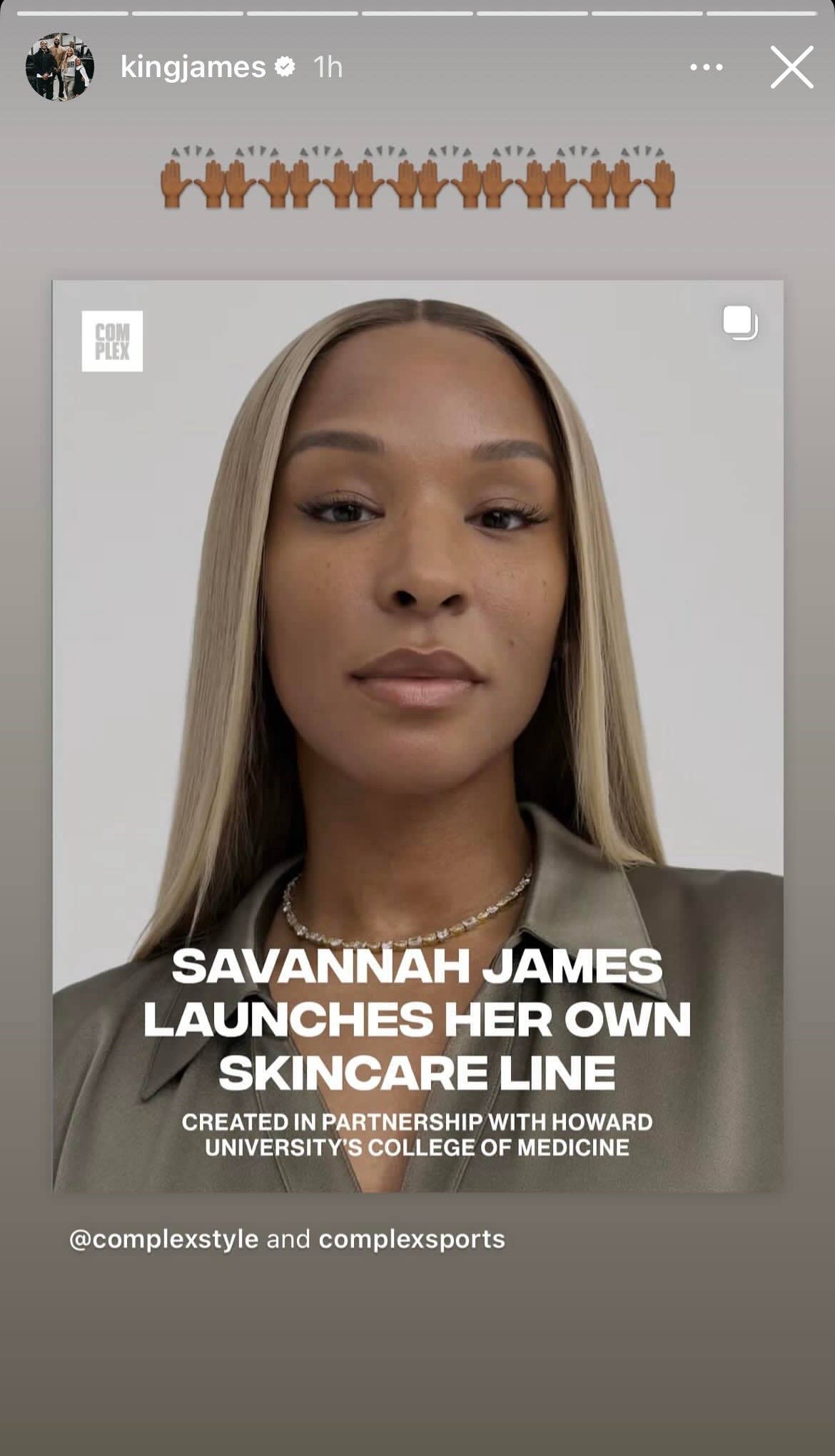 LeBron James Had No Words for Savannah James' Personal Announcement ...