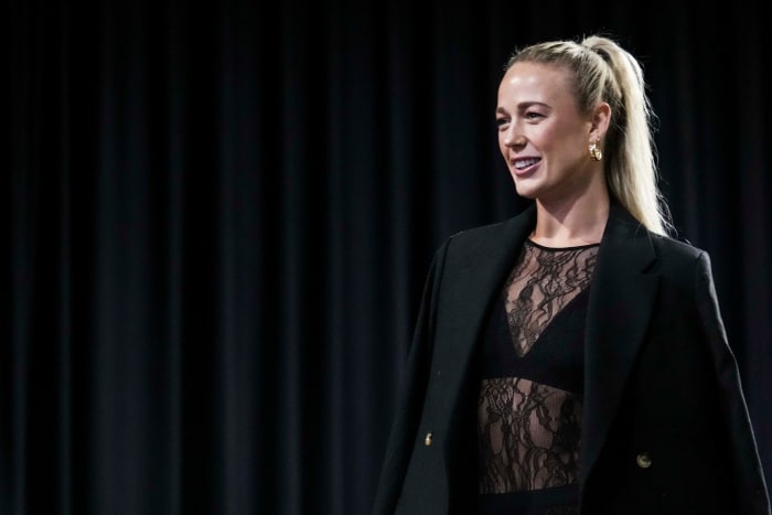 Sophie Cunningham Stunned Fans with Surprise Plus One Before Fever-Sun ...