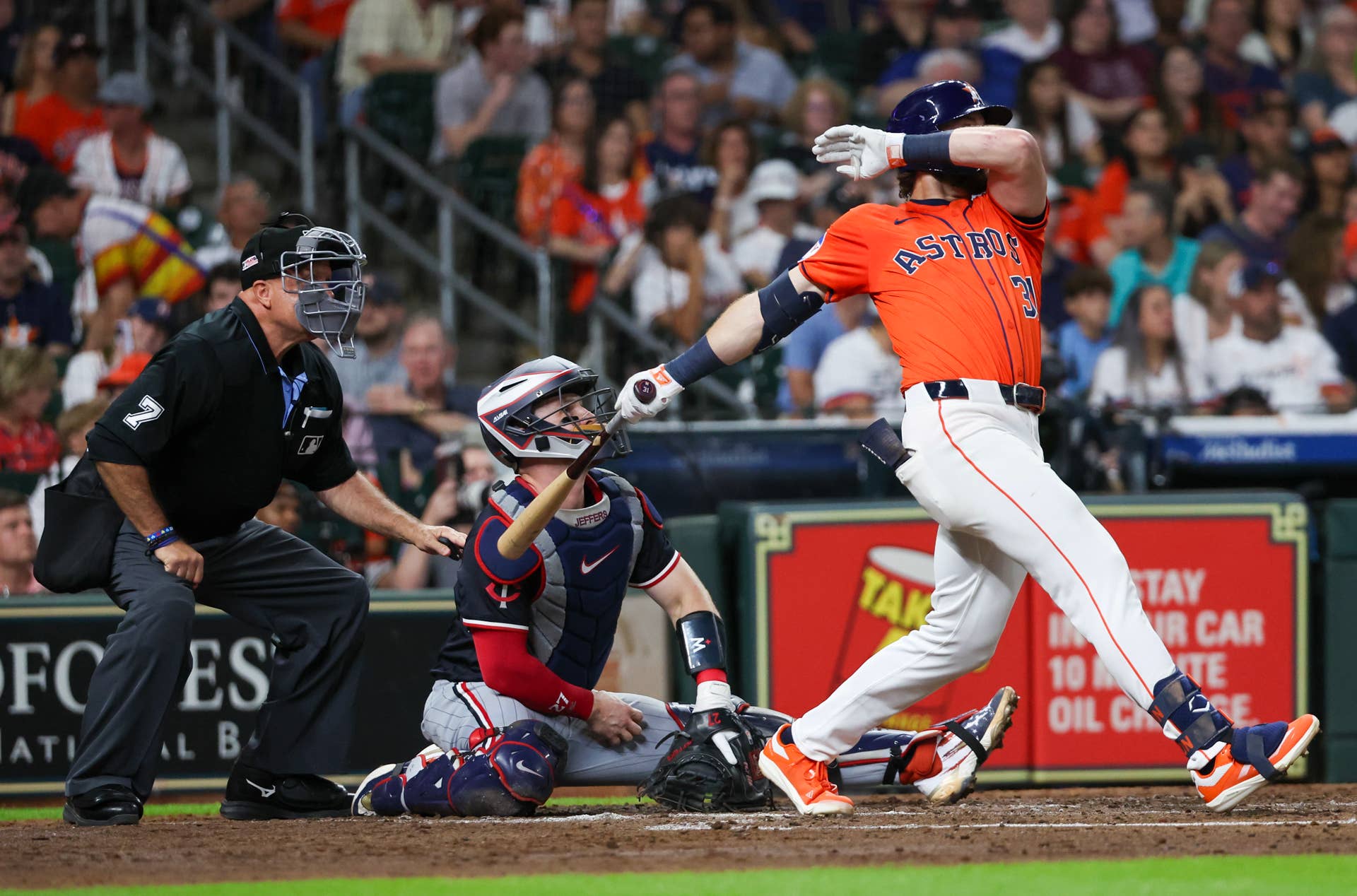 Astros Announce Jacob Melton News After Leaving Twins Game - Athlon Sports