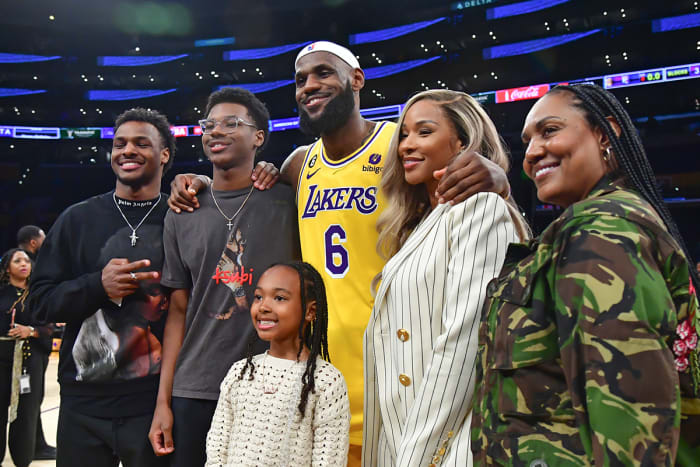Savannah James' Honest Admission About Bronny James, Bryce James’ Grades - Athlon Sports