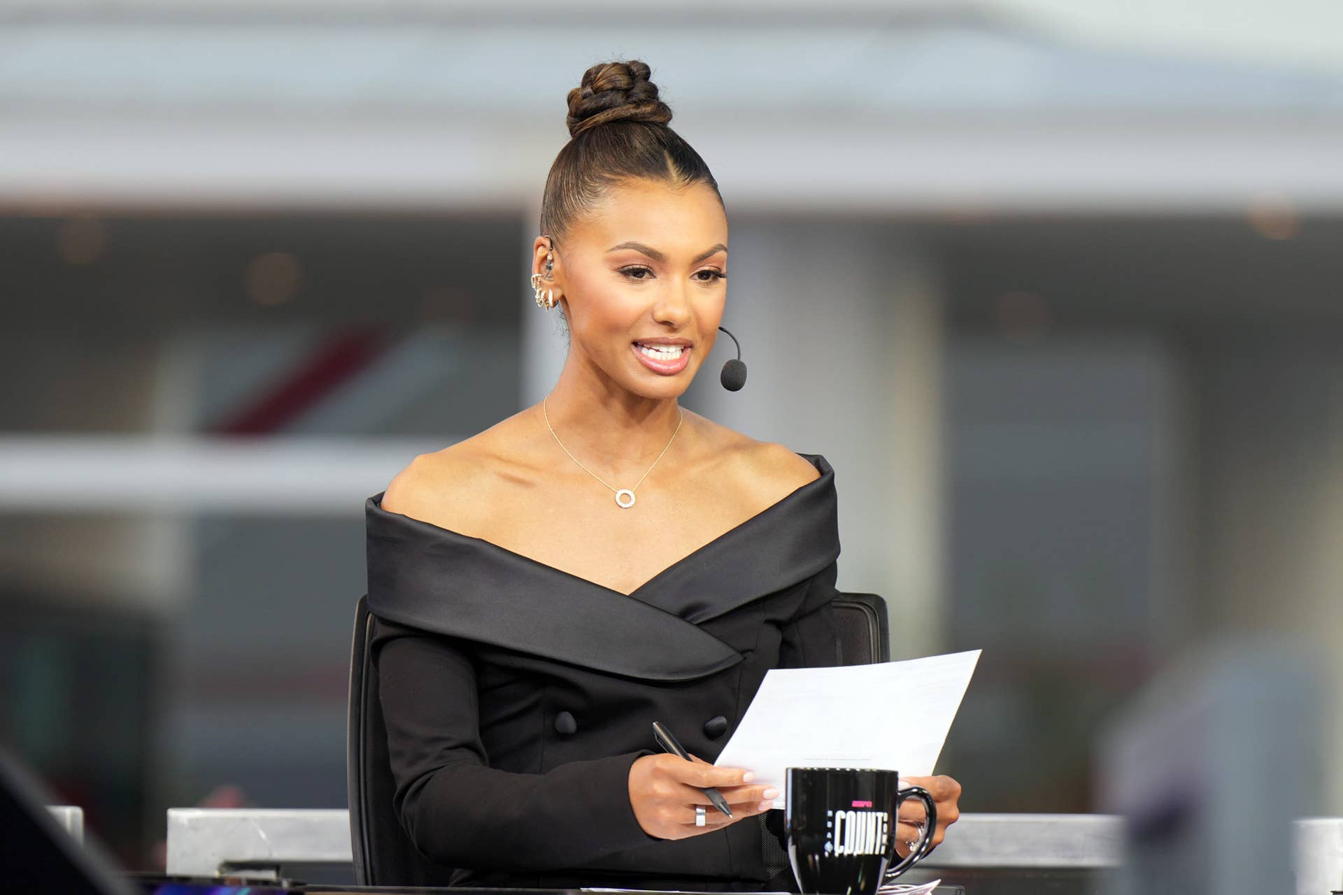 ESPN Reporter Malika Andrews Turns Heads with Chic Outfit on Sunday ...