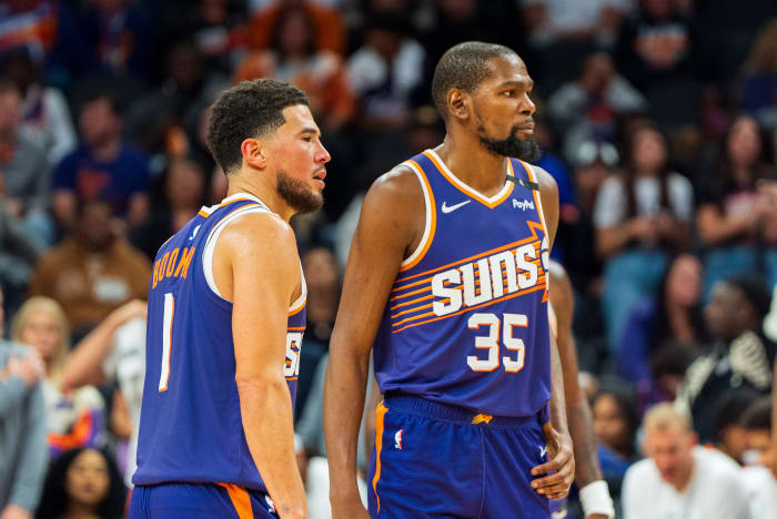 Suns' Big Plans for Kevin Durant, Devin Booker Revealed - Athlon Sports