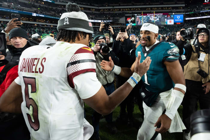 Eagles QB Jalen Hurts Shares Blunt Take About Beating Commanders ...