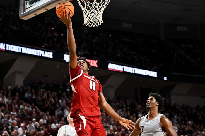 Razorbacks Trio Faces Crucial Week at 2025 NBA Draft Combine - Athlon ...