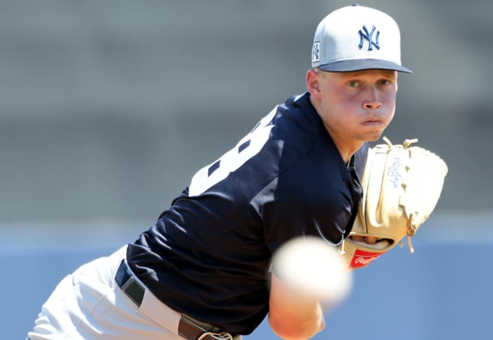 Aaron Boone Sends Clear Message to Rookie After Tough Start - Athlon Sports Aaron Boone Sends Clear Message to Rookie After Tough Start - Athlon Sports