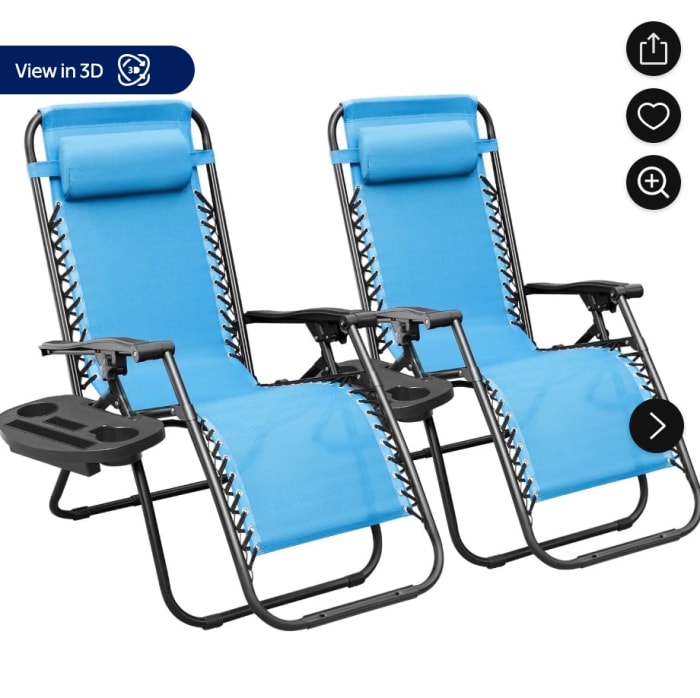 Walmart Selling Two 'Super Comfortable' Outdoor Reclining Lawn Chairs ...