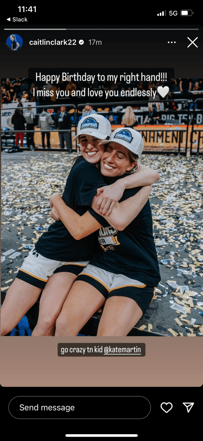 Caitlin Clark Sends Heartwarming Birthday Message to Iowa Teammate Kate ...