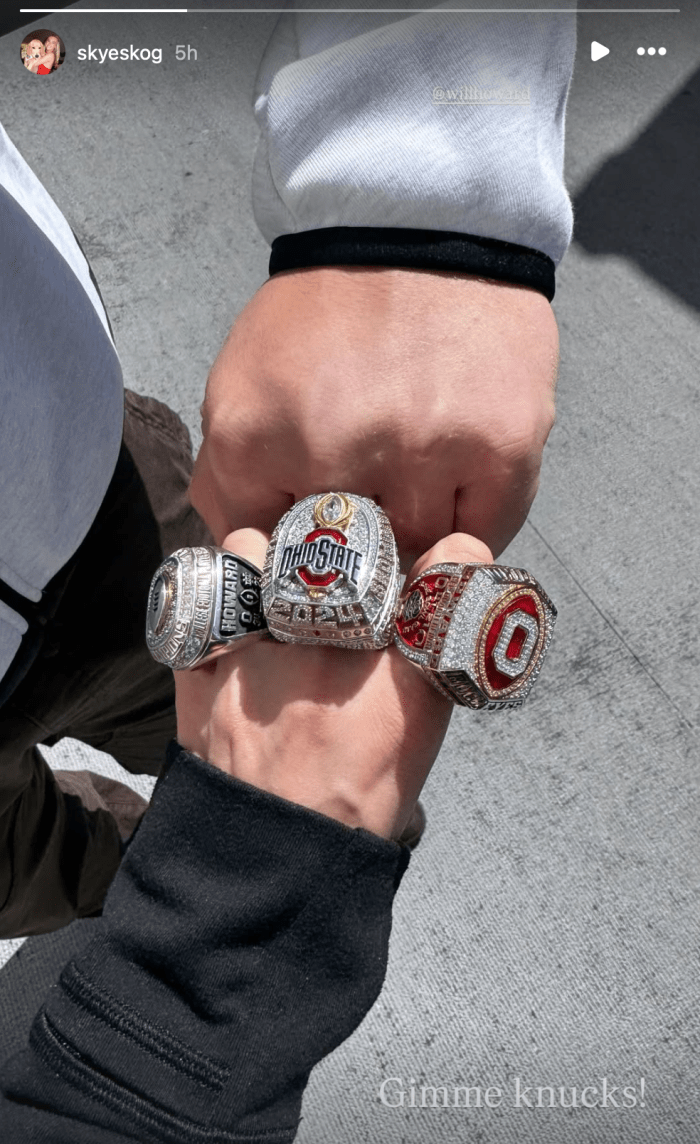 Will Howard's Girlfriend Skyler Skoglund Sends Message After Ohio State ...