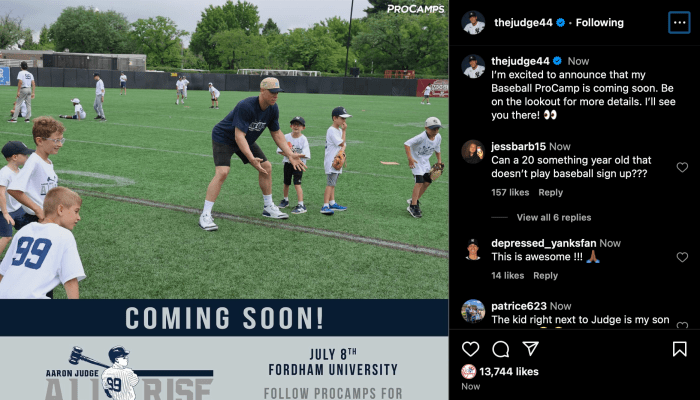 Aaron Judge Turns Heads With Personal Announcement on Monday - Athlon ...