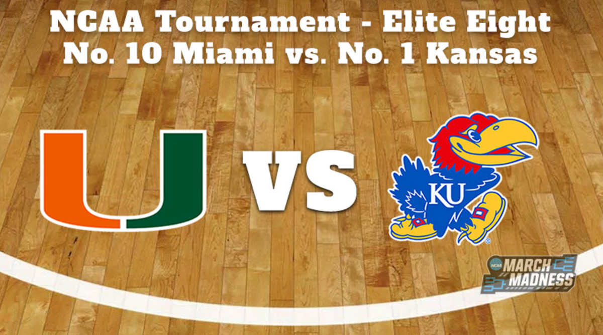 Miami Hurricanes vs. Kansas Jayhawks Prediction: NCAA Tournament Elite ...