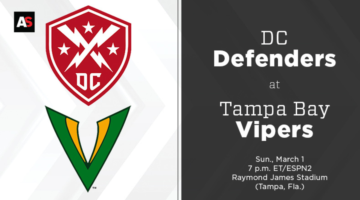 DC Defenders vs. Tampa Bay Vipers Prediction and Preview (XFL Football ... DC Defenders vs. Tampa Bay Vipers Prediction and Preview (XFL Football ...