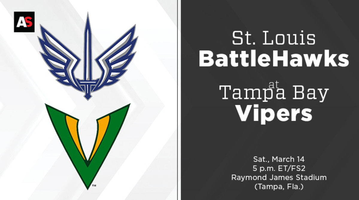 St. Louis BattleHawks vs. Tampa Bay Vipers Prediction and Preview (XFL ...