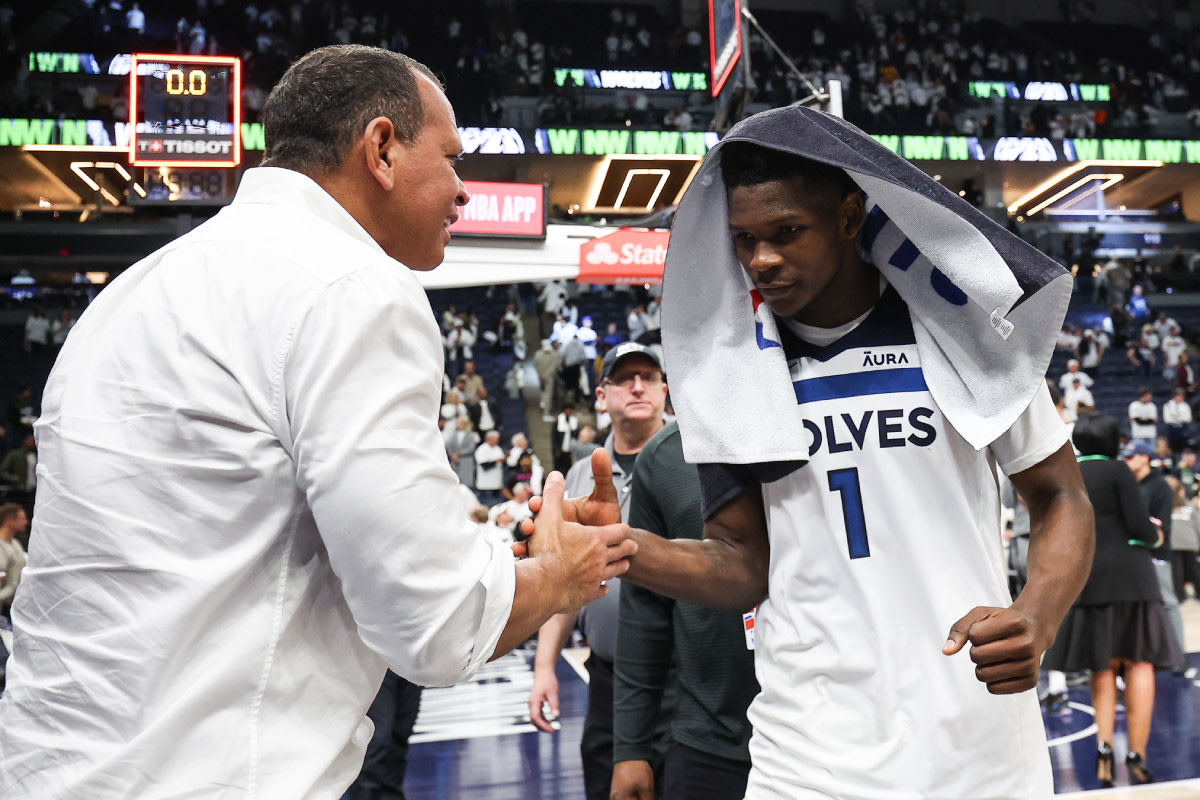 Alex Rodriguez Goes Viral for Anthony Edwards Interaction After ...