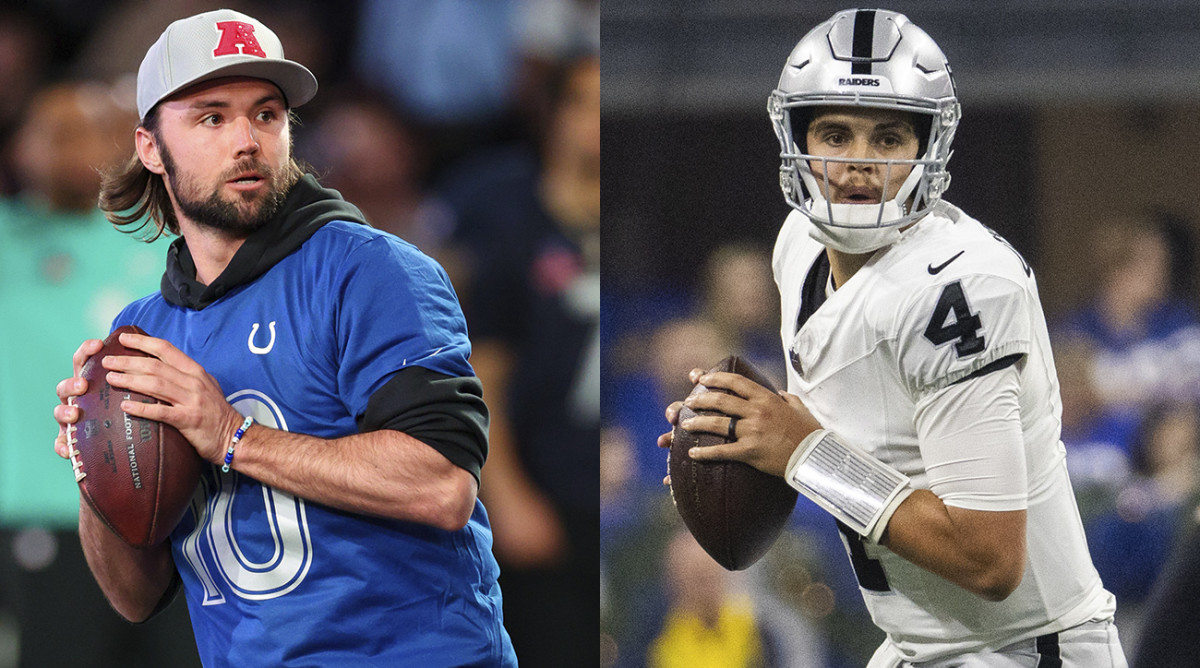 Raiders QB Situation: Gardner Minshew vs. Aidan O’Connell - Athlon Sports