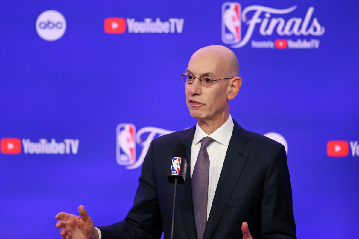 Adam Silver Compares NBA to NFL Ahead of Thunder-Pacers Finals Matchup ...