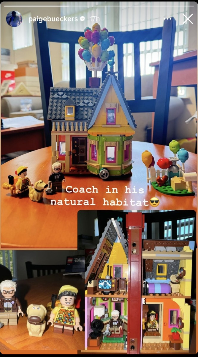 Paige Bueckers Roasts Geno Auriemma in Five Words with Creative Lego ...