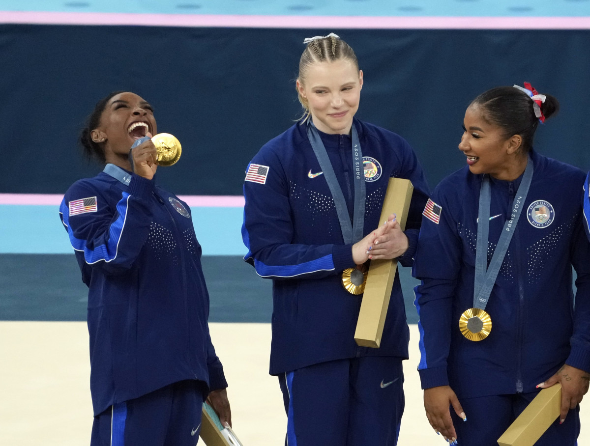 Simone Biles Drops Massive Flex After Third Gold Medal Win At Olympics ...