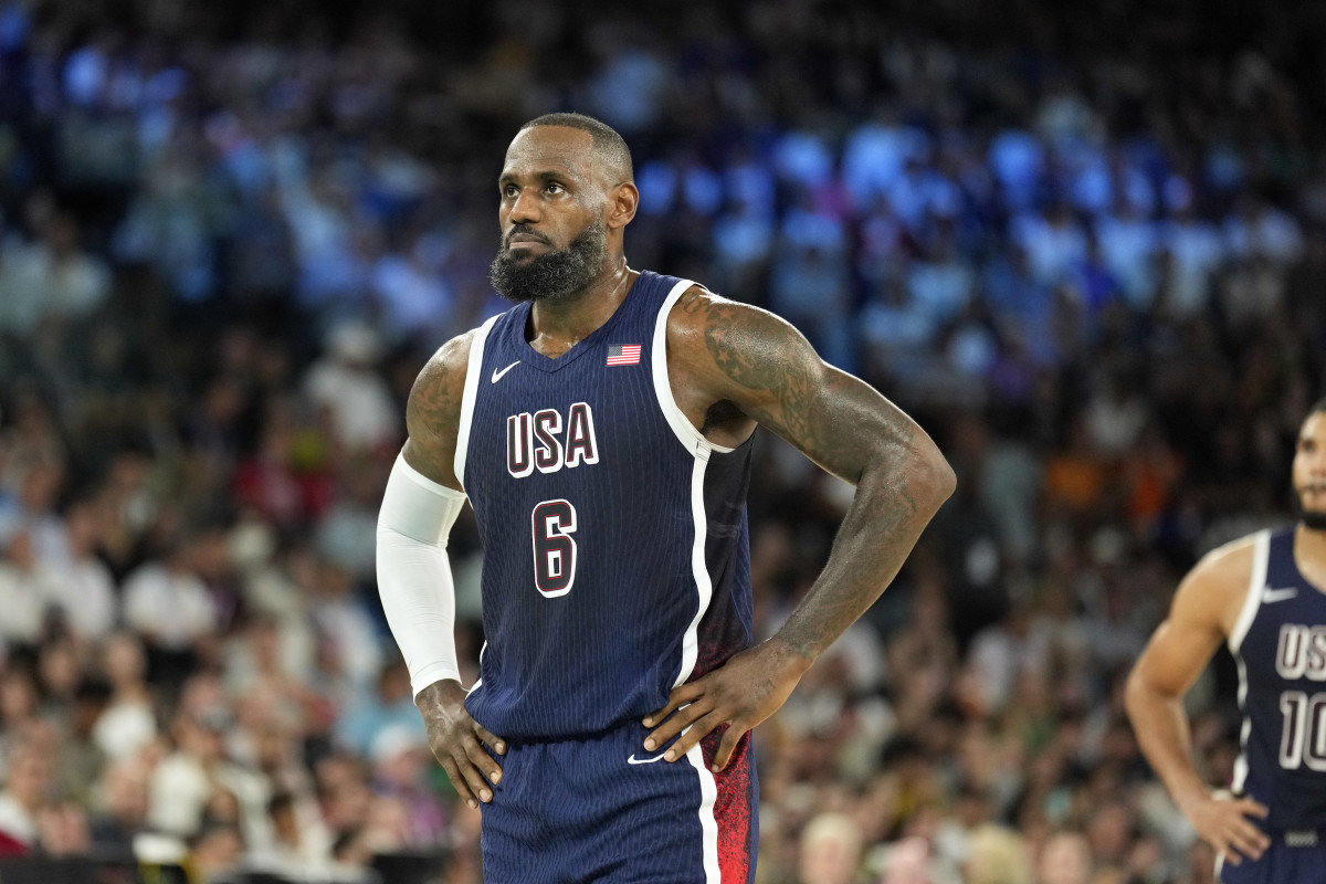 Team USA Star LeBron James Makes Olympics History Against Brazil ...