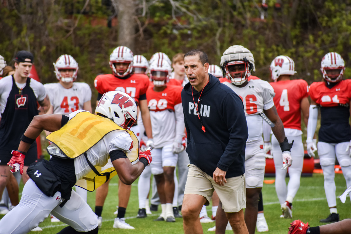 Luke Fickell Focusing on Process in Second Year at Wisconsin - Athlon ...