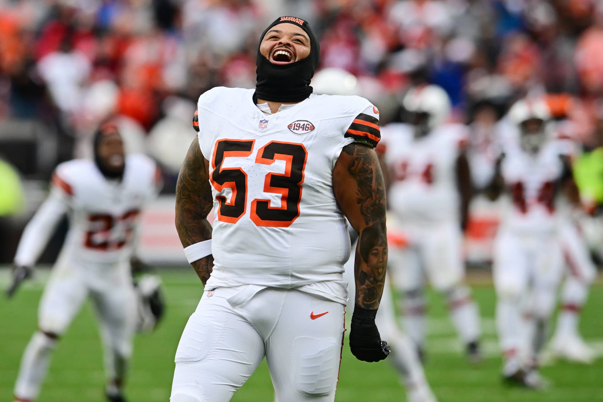 'Glad to Have a Job!' Browns' Nick Harris Glad to be Back in Cleveland ...