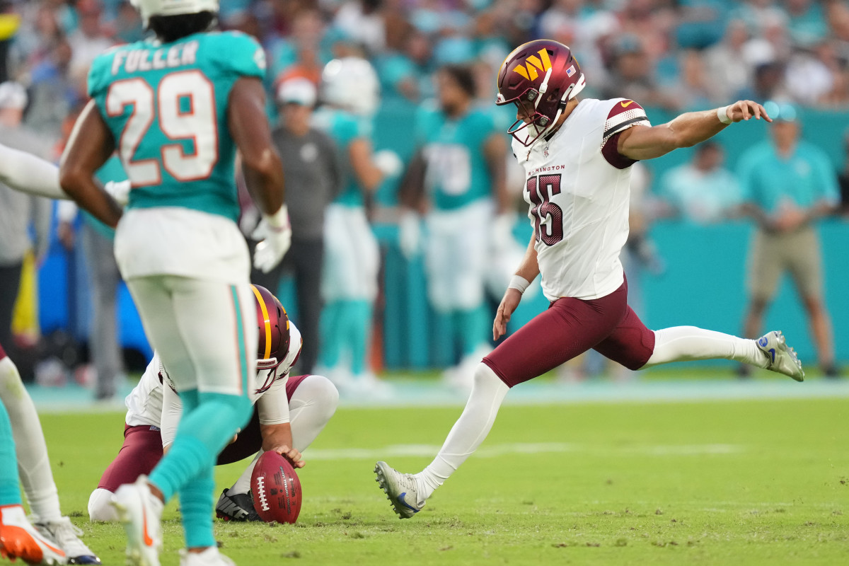 Washington Commanders Trade for New Kicker, Riley Patterson in Trouble? Tracker - Athlon Sports