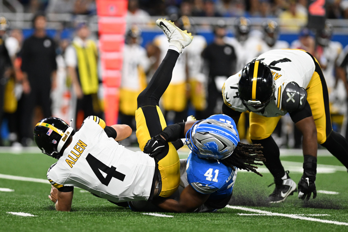 Pittsburgh Steelers Offense Stalls as Detroit Lions Surge to 24-17 ...