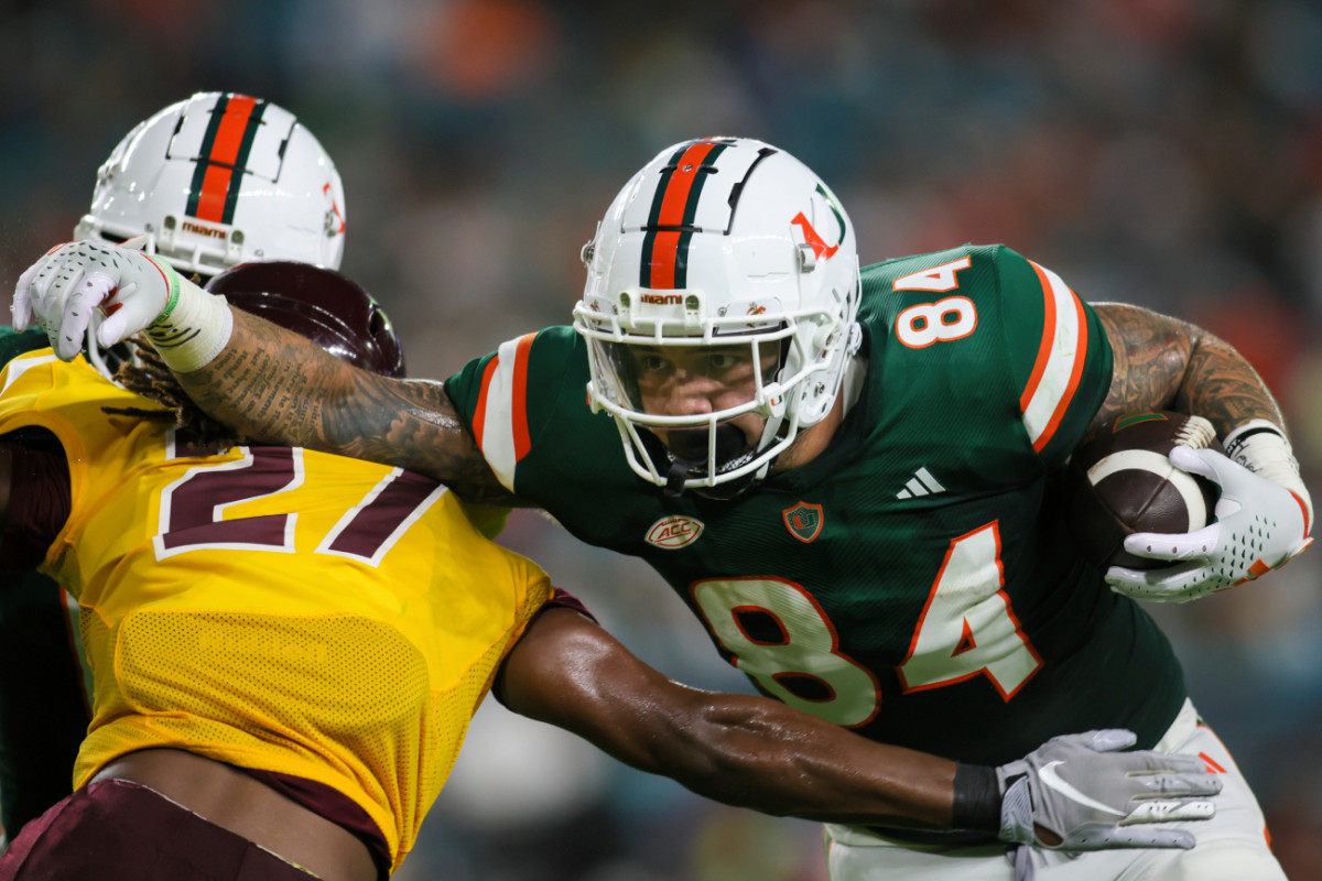 'College GameDay' to Spotlight Miami TE Cam McCormick as He Enters ...