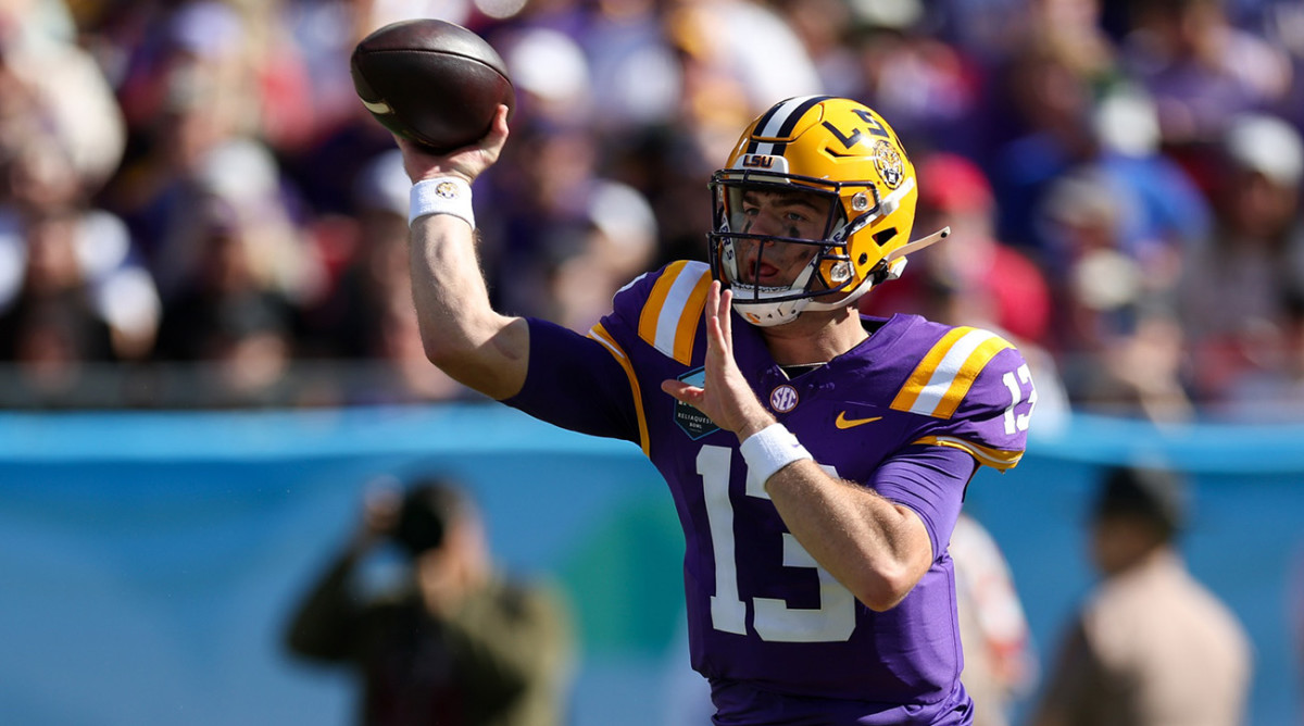 Garrett Nussmeier Likes The Depth of LSU's Wide Receiver Room - Athlon ...